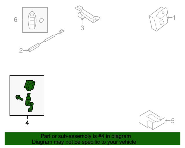 2009-2024 Nissan GT-R Warning Buzzer 25640-JF87E | Nissan Parts Plus