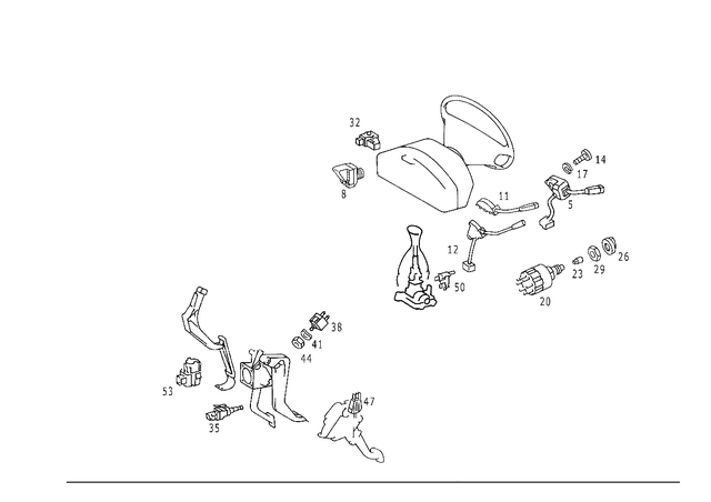 202-540-10-44 - Switch 1994-2000 Mercedes-Benz | MB Parts Express