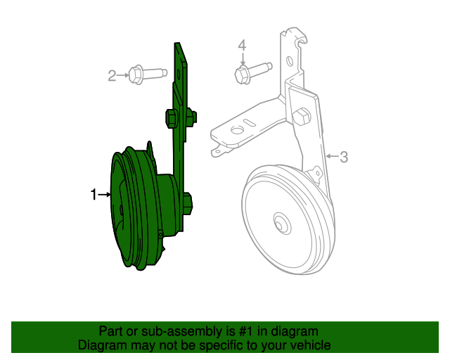 2016-2021 Mazda MX-5 Miata High Note Horn N243-66-780C | TascaParts.com