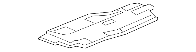 74601-T0A-A00 - Plate, Floor Heat Baffle (A) - 2012-2016 Honda CR-V ...