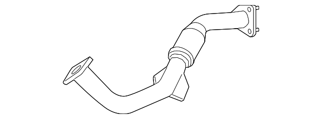 18210-T1W-A01 - Pipe A, Ex - 2015-2016 Honda CR-V | Honda Factory Parts