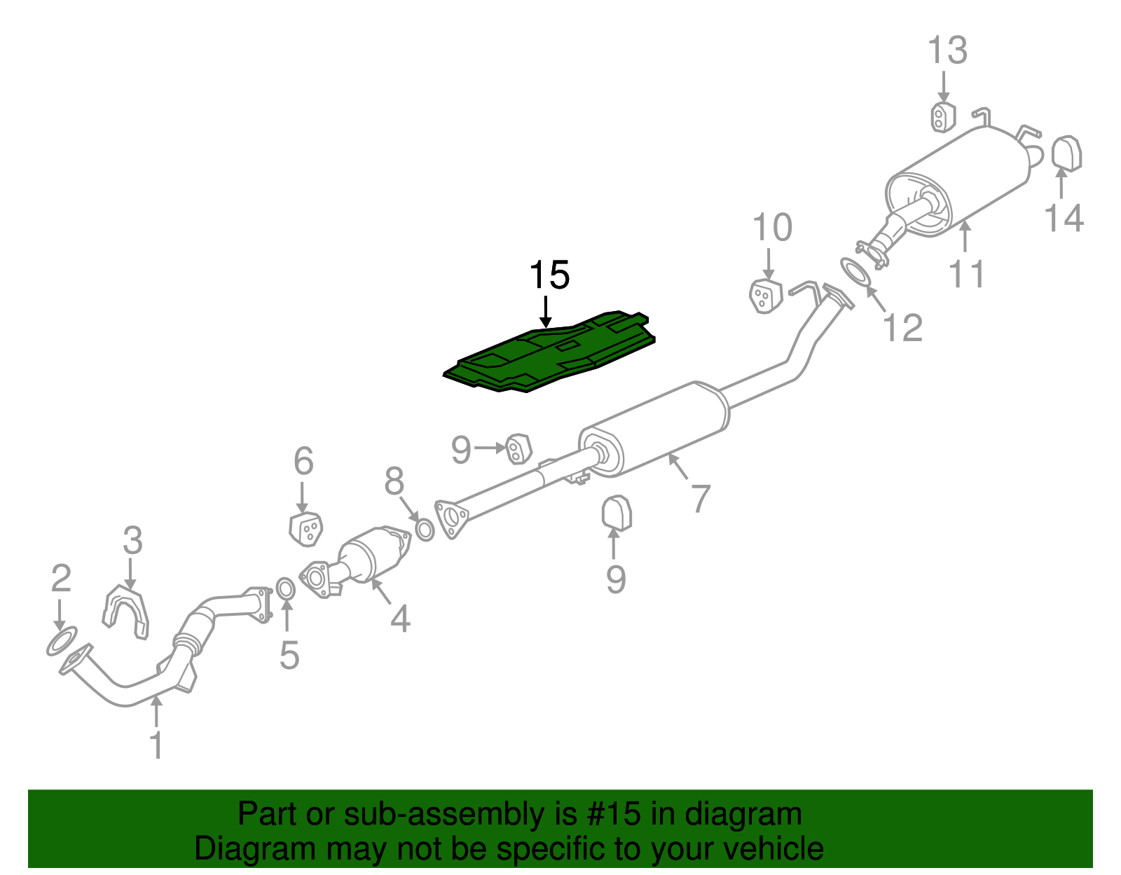 2012-2016 Honda CR-V Heat Shield 74601-T0A-A00 | OEM Parts Online