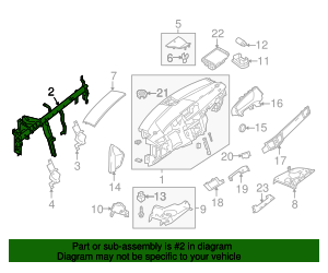 2010-2014 Mercedes-Benz Cross-Member 212-680-03-55 | MB OEM Parts