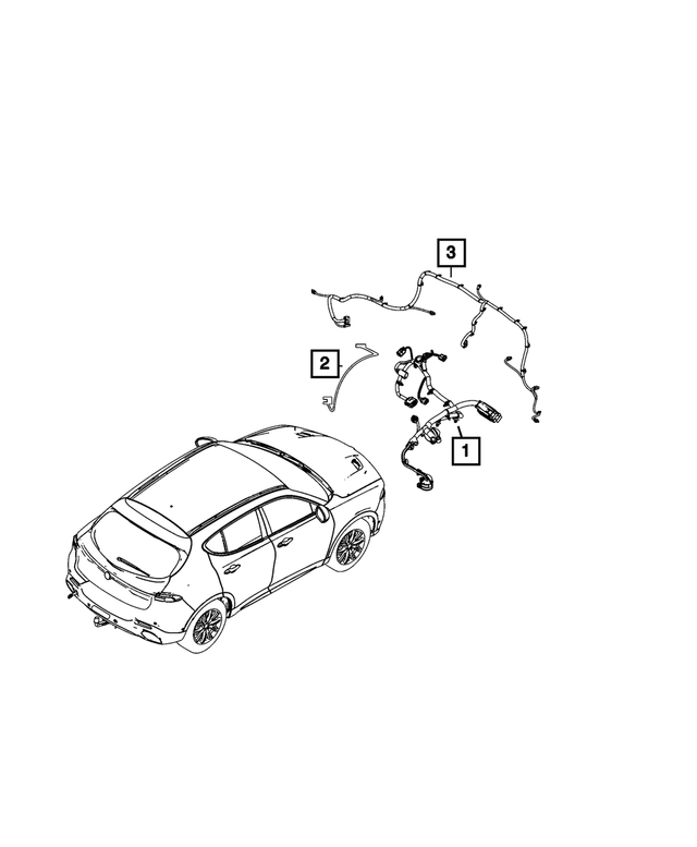 2023 Dodge Hornet Front Fascia Wiring 68632748AA | My Mopar Parts
