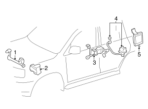 89405-60020 - Suspension Ride Height Sensor 2008-2021 Lexus LX570 ...