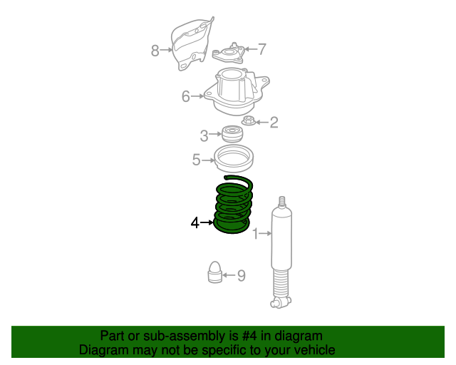 30639053 - Coil Spring 2002-2009 Volvo | AutoNationParts.com