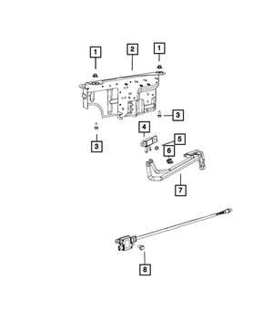 2014-2017 Ram Sensor Mounting Bracket 68169336AC | OEM Parts Online