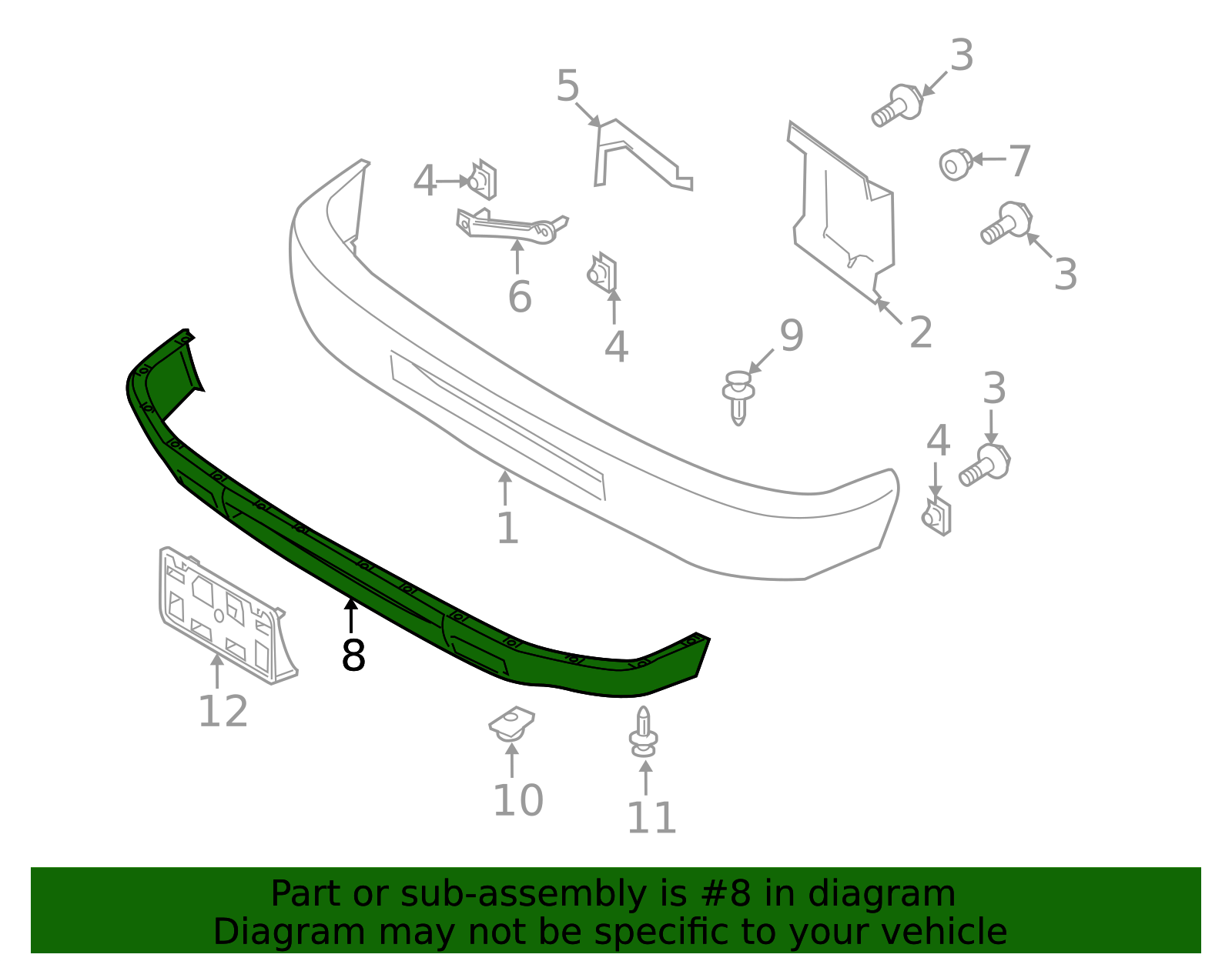 LC2Z-17626-AA - Valance Panel 2021-2025 Ford E-350 Super Duty | Big 3 ...