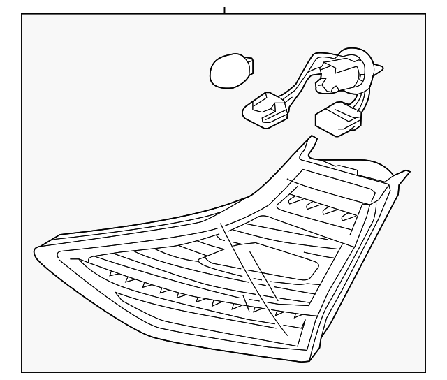 2020-2022 Hyundai Ioniq Backup Lamp Assembly 92403-G2250 | World OEM ...
