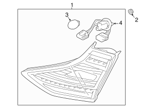 2020-2022 Hyundai Ioniq Backup Lamp Assembly 92403-G2250 | World OEM ...