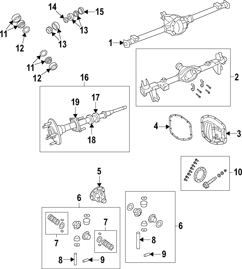 68507420AA - Axle Shaft Bearing - 2018 2019 Jeep Wrangler | Mopar Parts ...