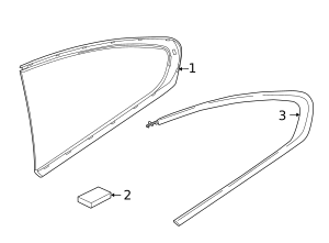 Genuine BMW 51-33-7-482-755 | Finish Molding | FREE Shipping on Most ...