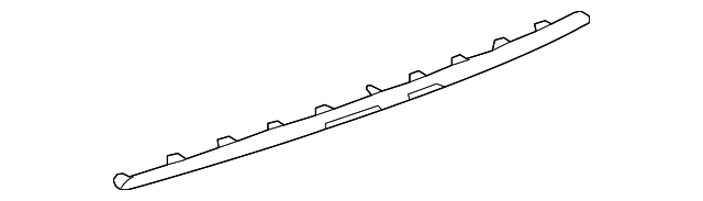 94544842 - Rear Bumper Fascia Molding 2017-2021 Chevrolet Bolt EV ...