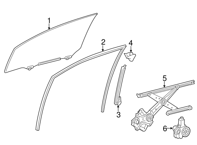2011-2017 Lexus CT200h Guide 67403-76010 | OEM Parts Online