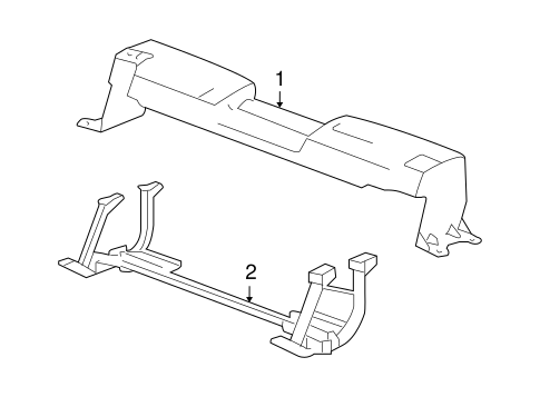 Radiator Support for 2009 Chevrolet Corvette | NewGMParts.com
