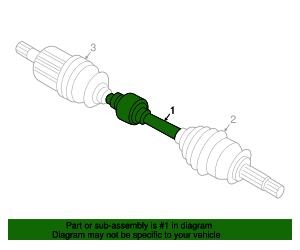 2007-2009 Kia Axle Assembly 49501 2F710 | OEM Parts Online