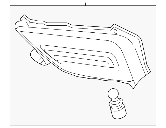 2021-2022 Hyundai Santa Fe Backup Lamp 92405-S1620 | QuirkParts