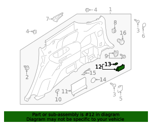 2008-2024 Subaru Cargo Lamp 84671FG000 | OEM Parts Online