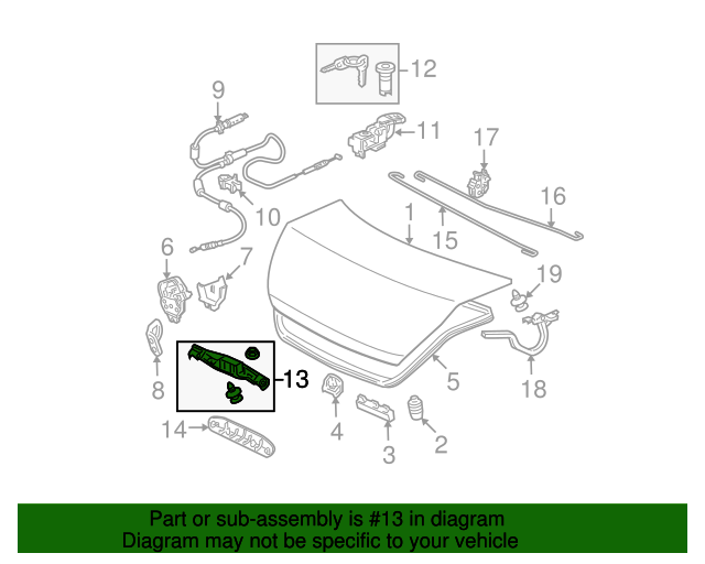 74899-TE0-A01 - Dynamic Damper 2008-2012 Honda Accord | Honda Parts Online