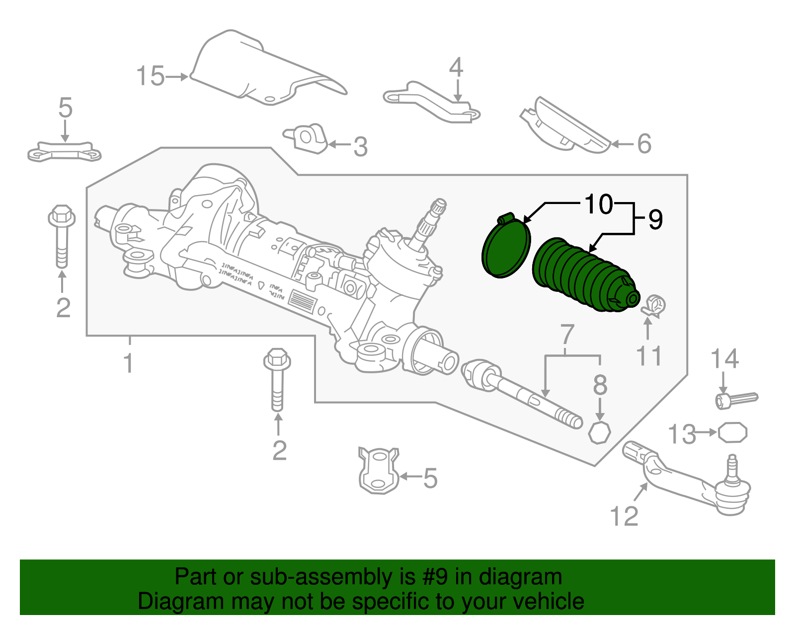 53429-TVA-A01 - Tie Rod Boot 2018-2022 Honda Accord | Honda Parts Online