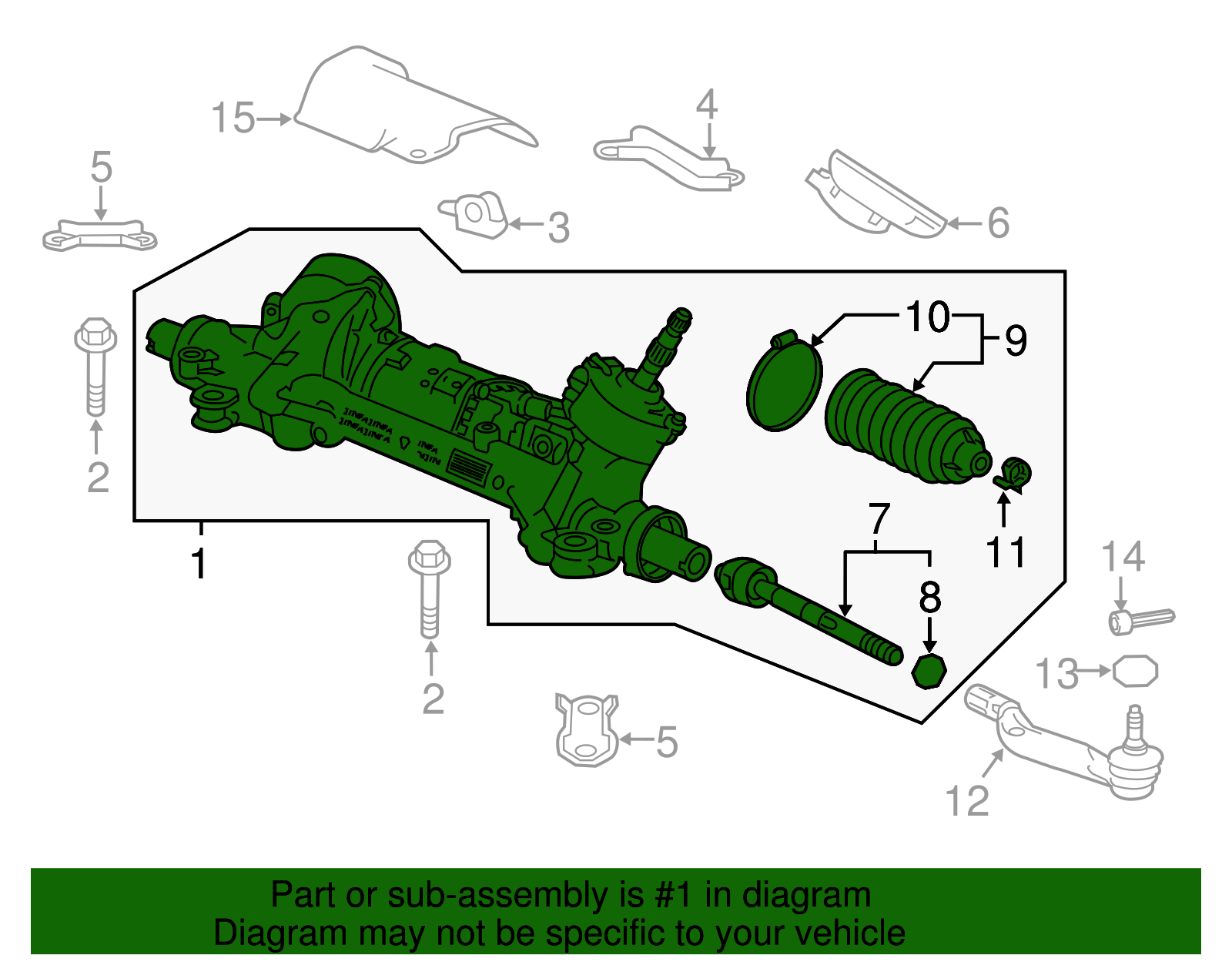 53620-TVA-A48 - Rack And Pinion Assembly 2018-2020 Honda Accord | Honda ...