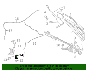 Genuine Washer Pump for 2020-2021 Mercedes-Benz GLB 250 | OEM Part# 177 ...