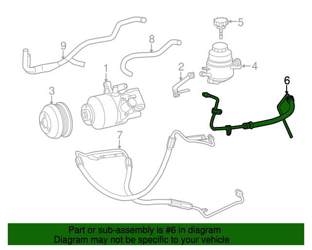 230-466-45-81-64 - Hose Mercedes-Benz USA Parts