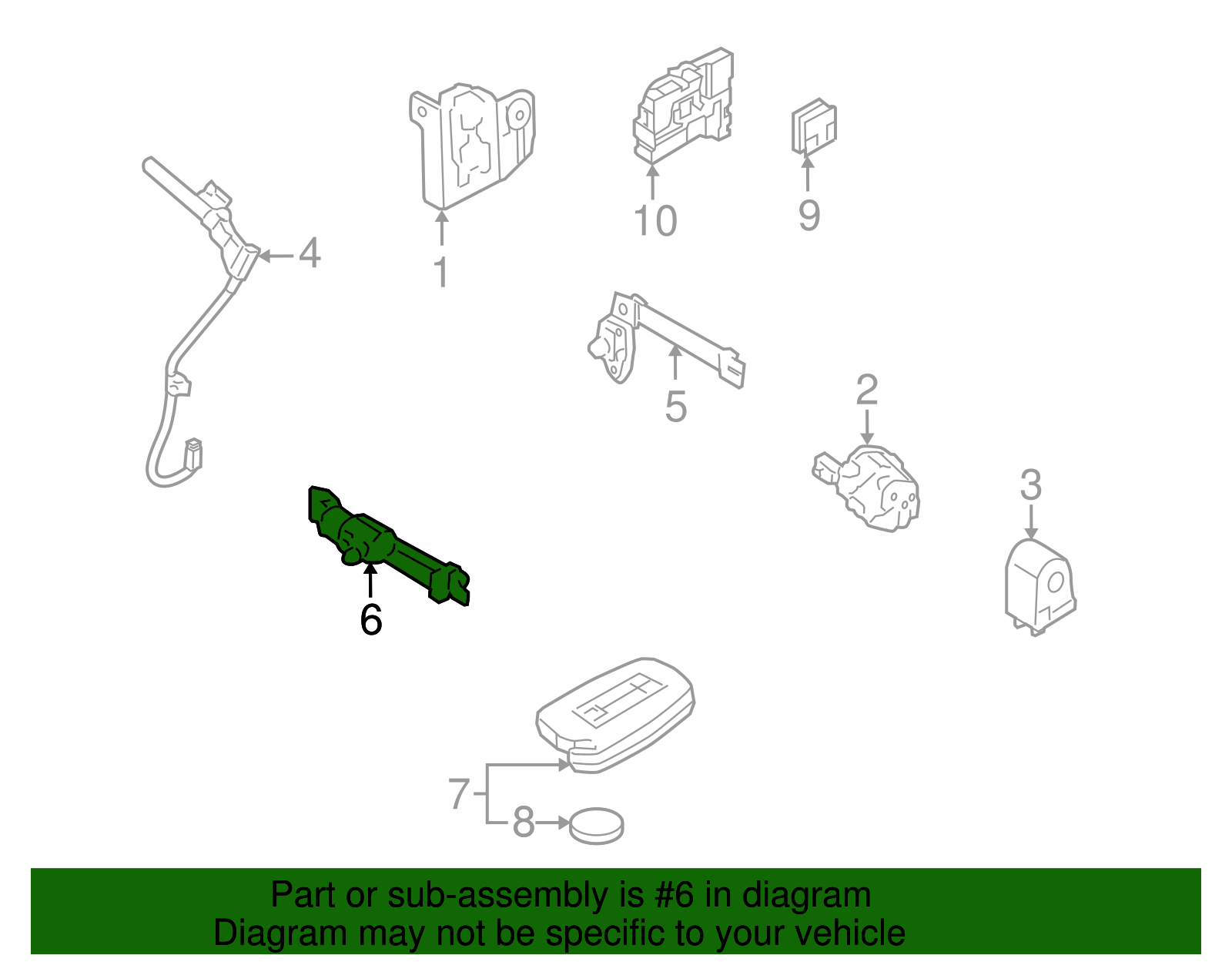 95420-3M150 - High-Quality Keyless Entry Antenna for 2009-2014 Hyundai Genesis | AutoNation Parts
