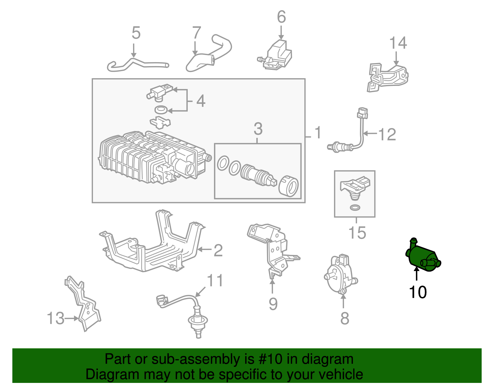 36166-R40-A01 - 2008-2015 Honda - Joint Purge | Genuine Honda Parts