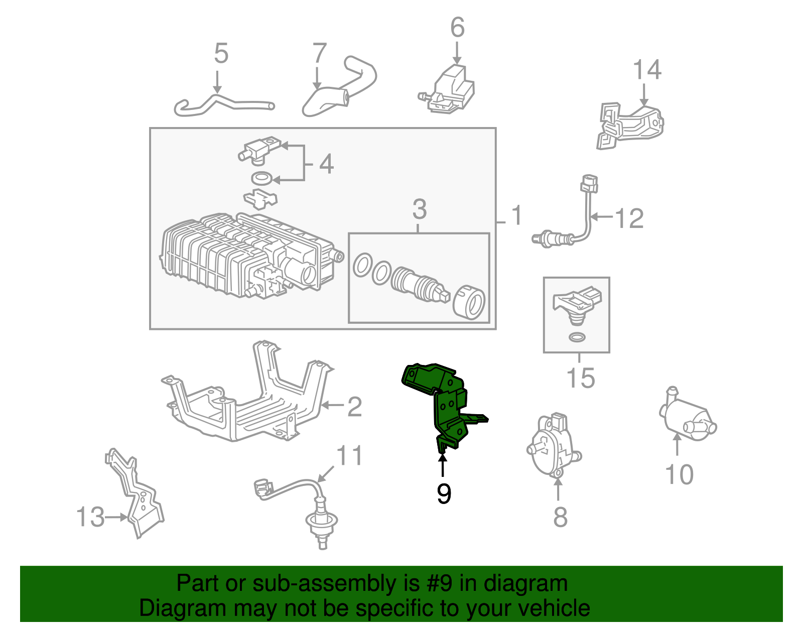 36161-R40-A00 - Purge Valve Stay | Genuine Honda Parts