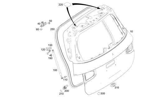 Rear-End Door for 2025 Mercedes-Benz GLB35 AMG | Mercedes-Benz USA Parts