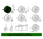 2018-2020 Chevrolet 22x9 Black Aluminum Wheel 84612179 | GmPW