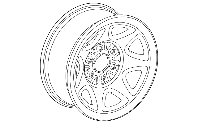 2018-2020 Chevrolet 22x9 Aluminum Wheel 84612180 GM | GMPartsDirect.com