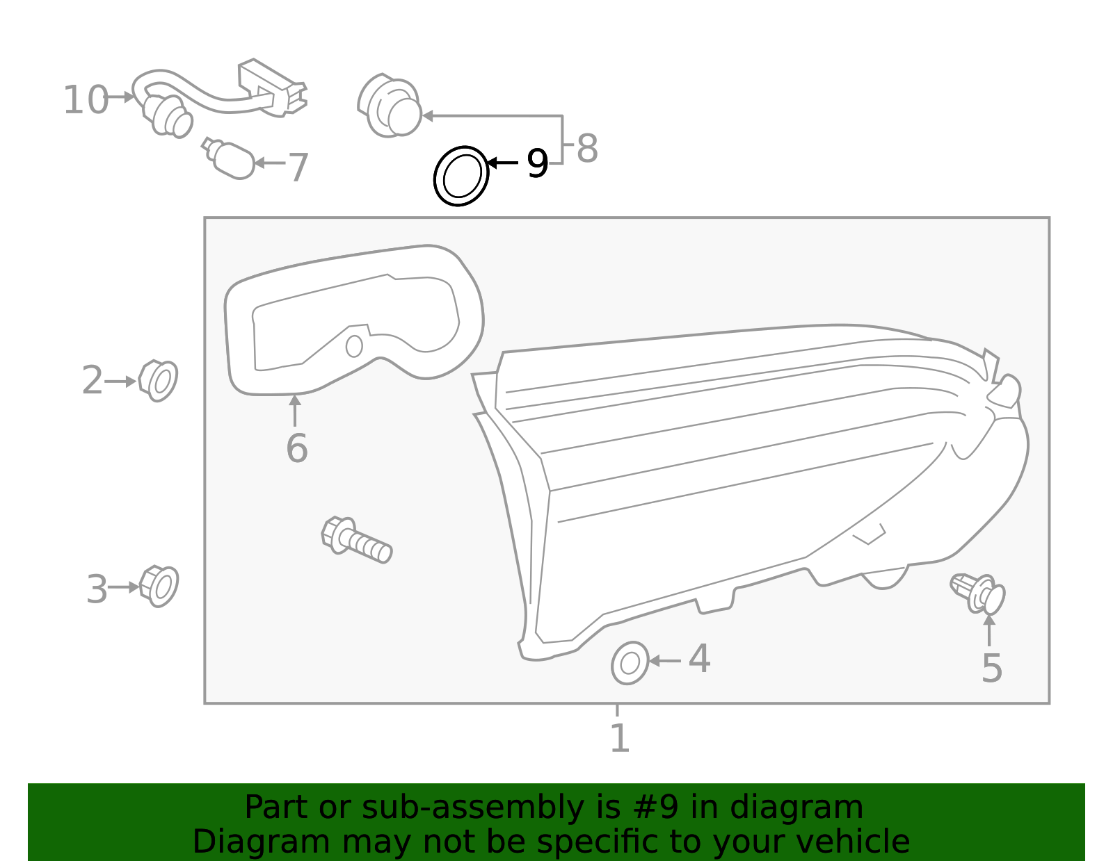 81538-42200 - Tail Light Gasket 2016-2024 Toyota | AutoNation Parts