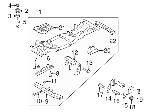LR014235 - Floor Pan Splash Shield 2010-2016 Land Rover LR4 ...