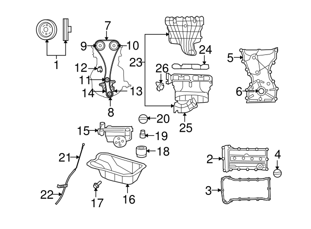 2007-2020 Fiat Chain Guide 2443125000 | TascaParts.com
