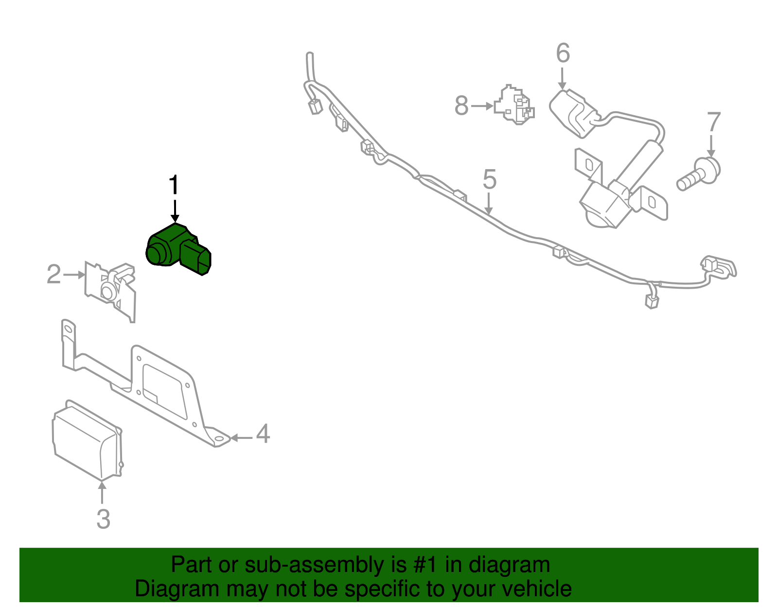 2016-2020 Infiniti Park Sensor 28438-4HK1A | INFINITI OF WEST CHESTER