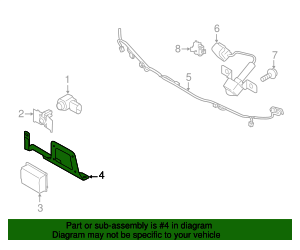 2017-2018 Infiniti Q60 Distance Sensor Mount Bracket 28452-5CA0A ...
