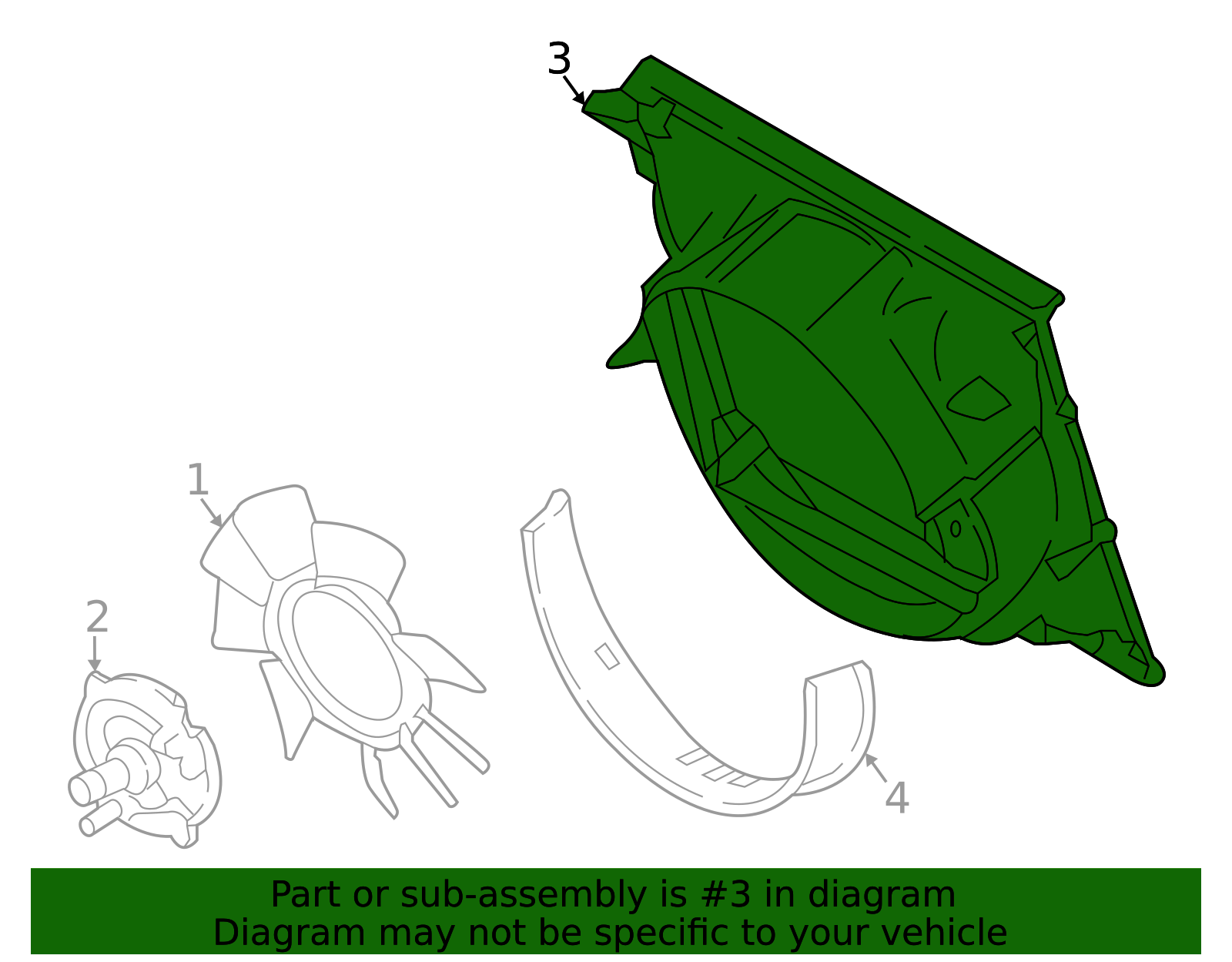 LC3Z-8146-E - Fan Shroud 2020-2024 Ford | AutoNation Parts