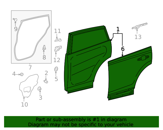 Toyota Door Shell 67004-0A040 | Auto Parts
