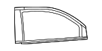 2012-2019 Fiat 500 W/Strip, Front Door Glass Run 68070048AI-MOPAR ...