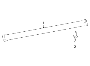 2009-2020 Dodge Journey Rocker Molding - Passenger Side (RH) 68219748AC ...