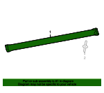 2009-2020 Dodge Journey Rocker Molding - Passenger Side (RH) 68219748AC ...