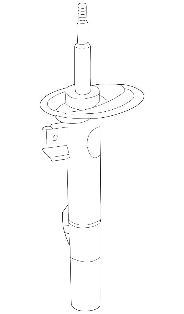 31311091557 - 1995-2001 BMW Strut (31-31-1-091-557) | BMW of South ...