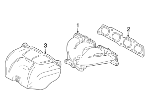 2015-2022 GM Exhaust Manifold 12663521 GM | GMPartsDirect.com