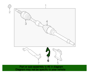 39776-JD000 - Bearing Retainer 2007-2022 Nissan | Nissan Wholesale Direct