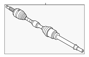 2013-2019 Nissan Sentra CV Axle Assembly 39100-3RC0A | AutoNationParts.com