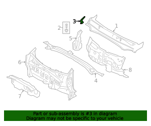 86154-M7000 - Side Cover 2019-2024 Kia Forte | Kia.Parts Store