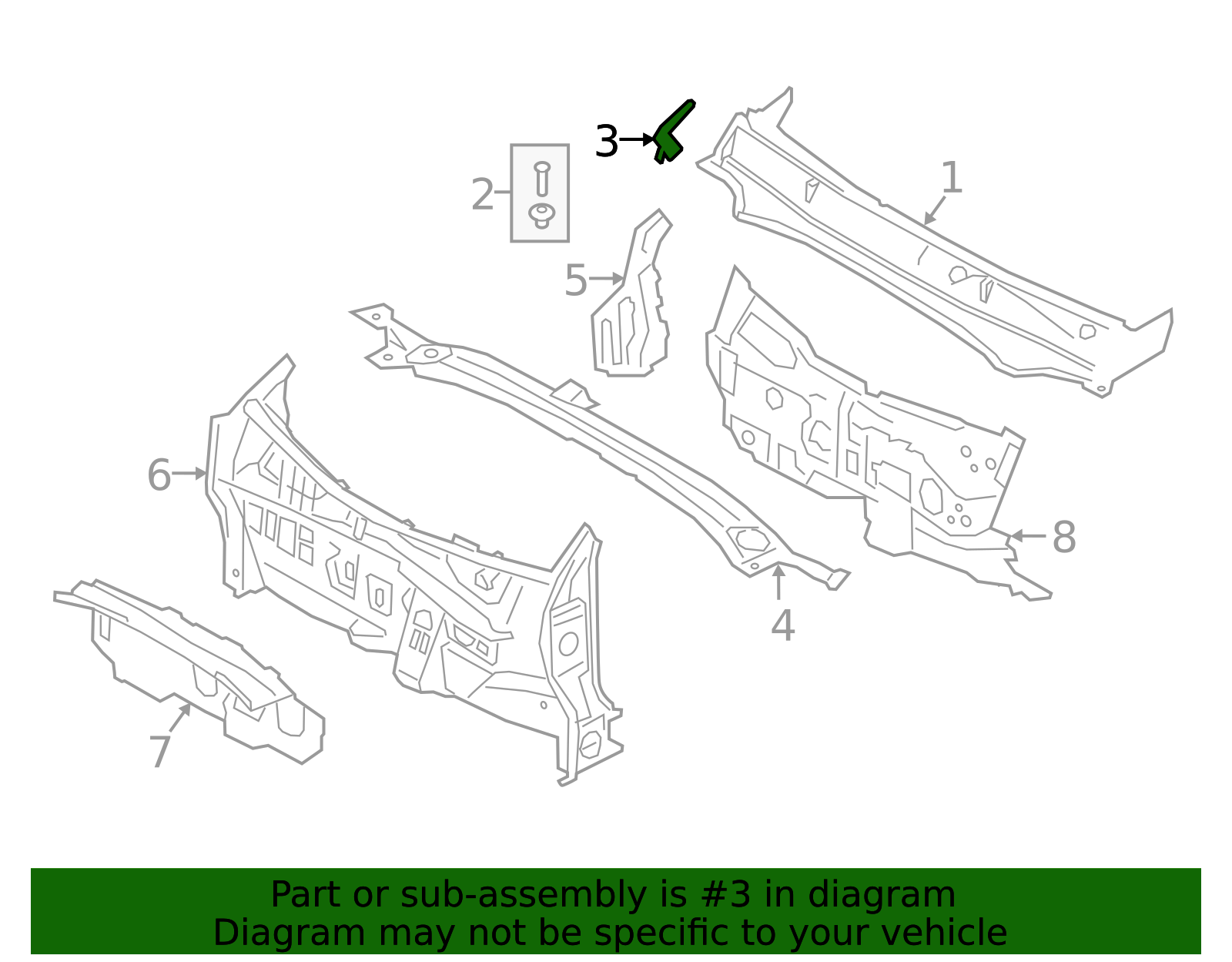 86153-M7000 - Side Cover 2019-2024 Kia Forte | Kia.Parts