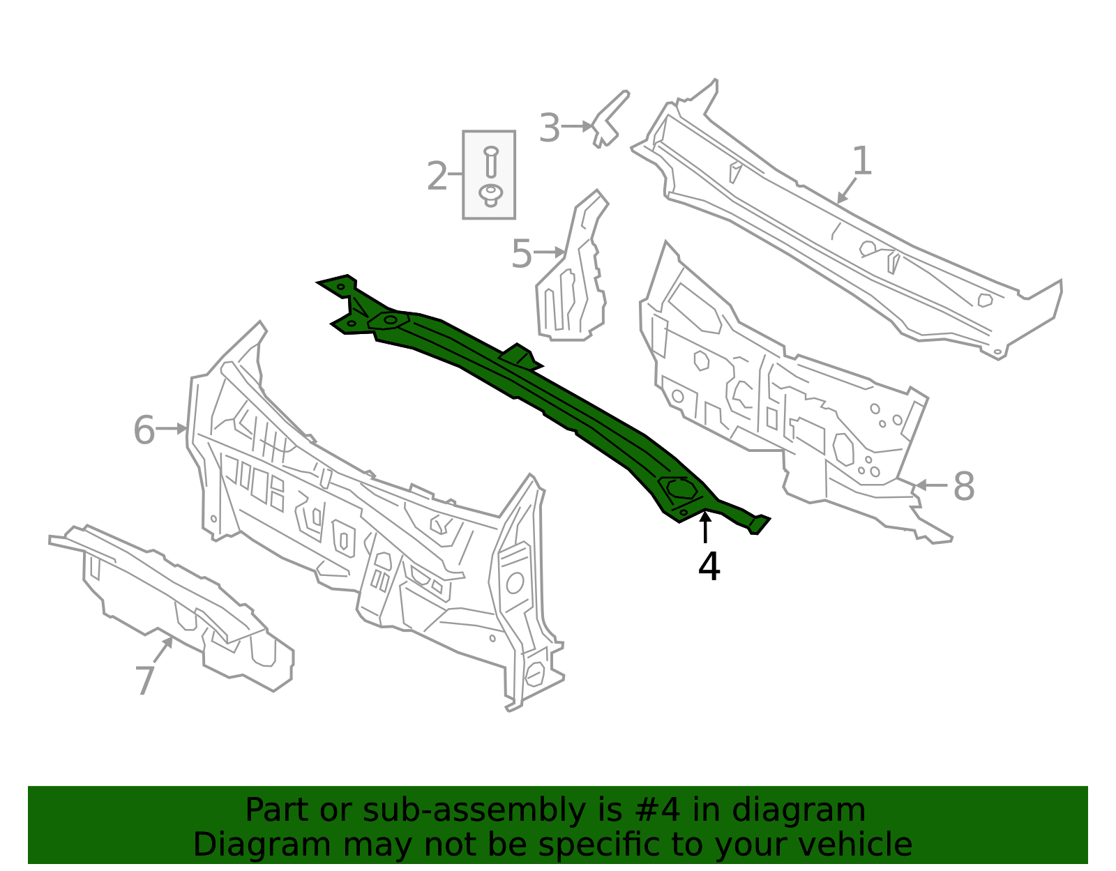 66700-M7000 - Cowl 2020-2024 Kia Forte | Kia.Parts